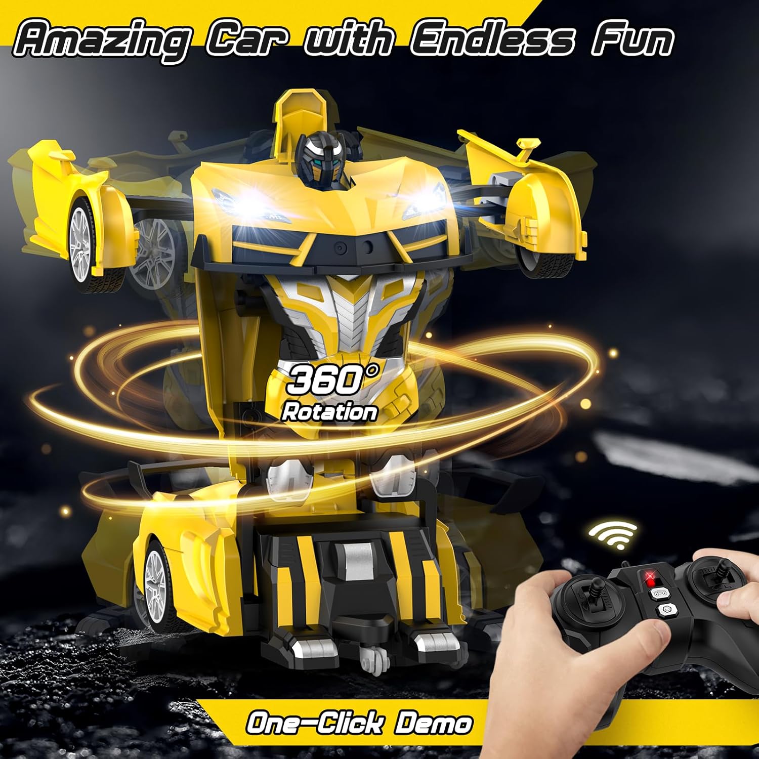 Remote Control Car,Transform Robot RC Cars – Toy Expressions